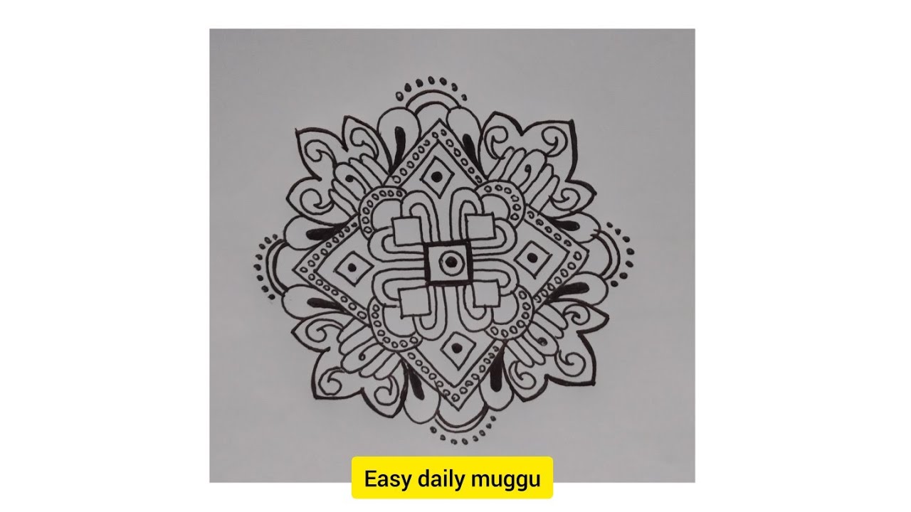 simple n beautiful sukravaram/friday muggu for beginners ll easy ...
