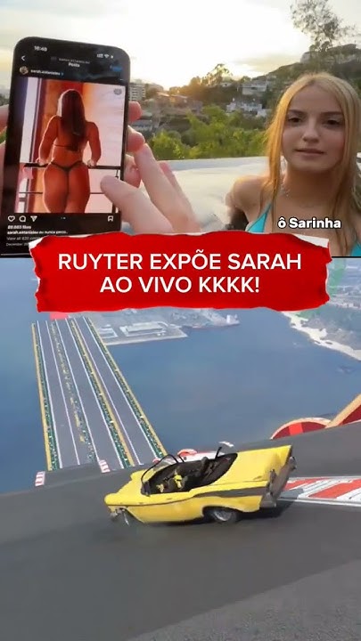 RUYTER EXPONDO A SARAH AO VIVO #video #sarah #ruyter #mansao #dinheiro #mulher #viralvideo # ...