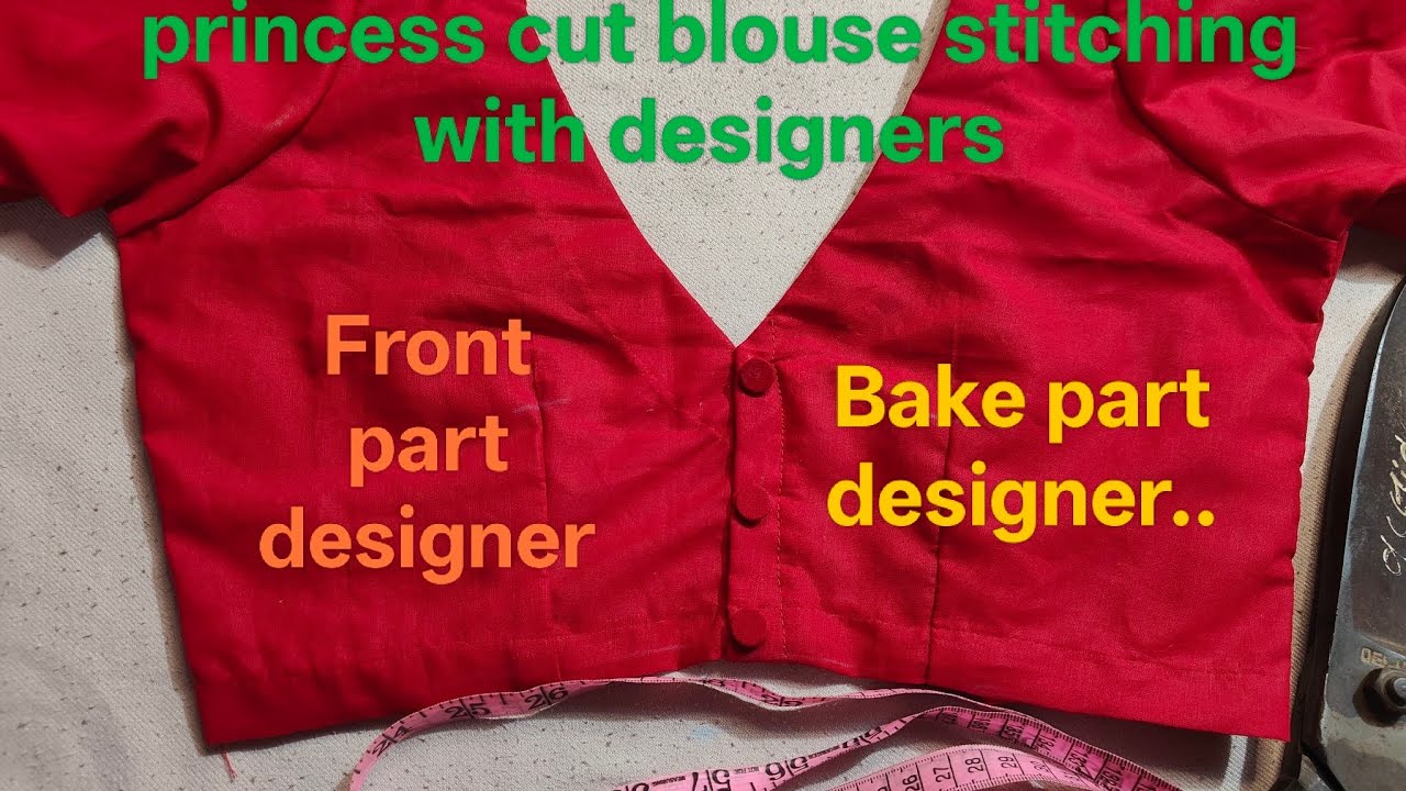 Peace wale blouse ki design mein stitching, princess cut blouse ...