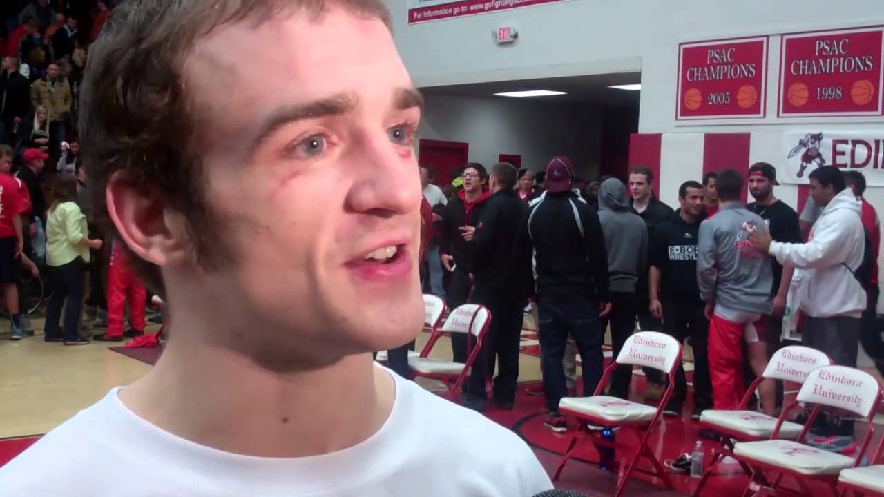 A.J. Schopp On His Victory over #1 Tony Ramos of Iowa - YouTube