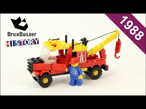 Lego Town 6674 Crane Truck - 1988 - BrickBuilder History - YouTube