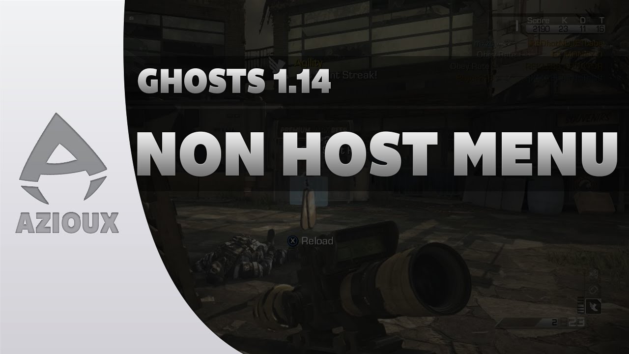 CoD Ghosts 1.14 Non Host Mod Menu - YouTube