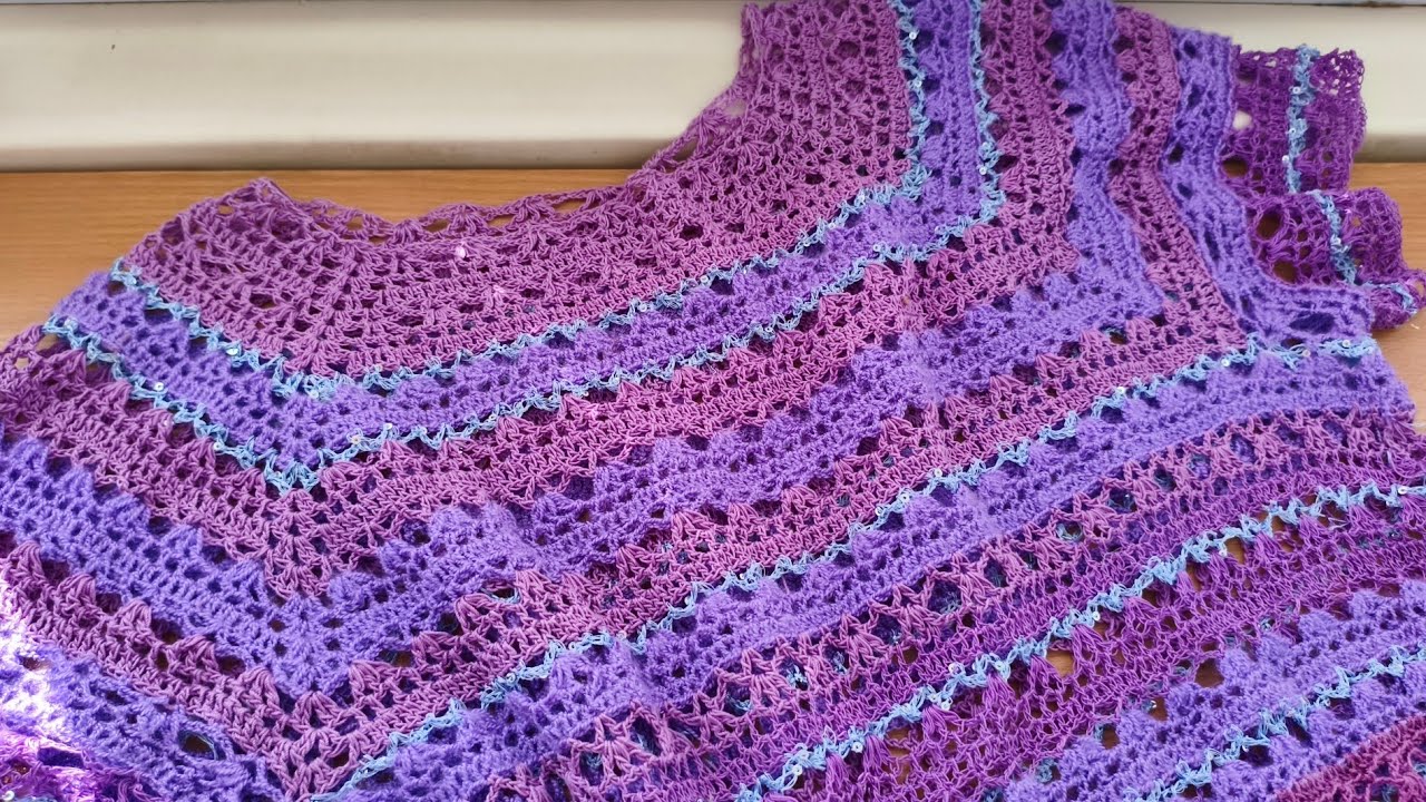 Beautiful Crochet Top with Puff Stitches - YouTube