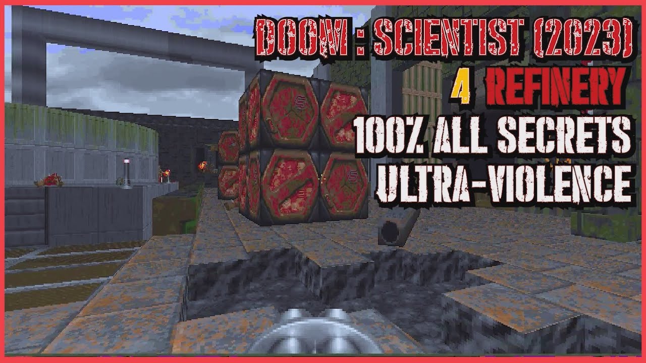 Doom: Scientist Map 4 : Refinery (All Secrets / UV-Max) : 둠 과학자 _4 정제소 ...