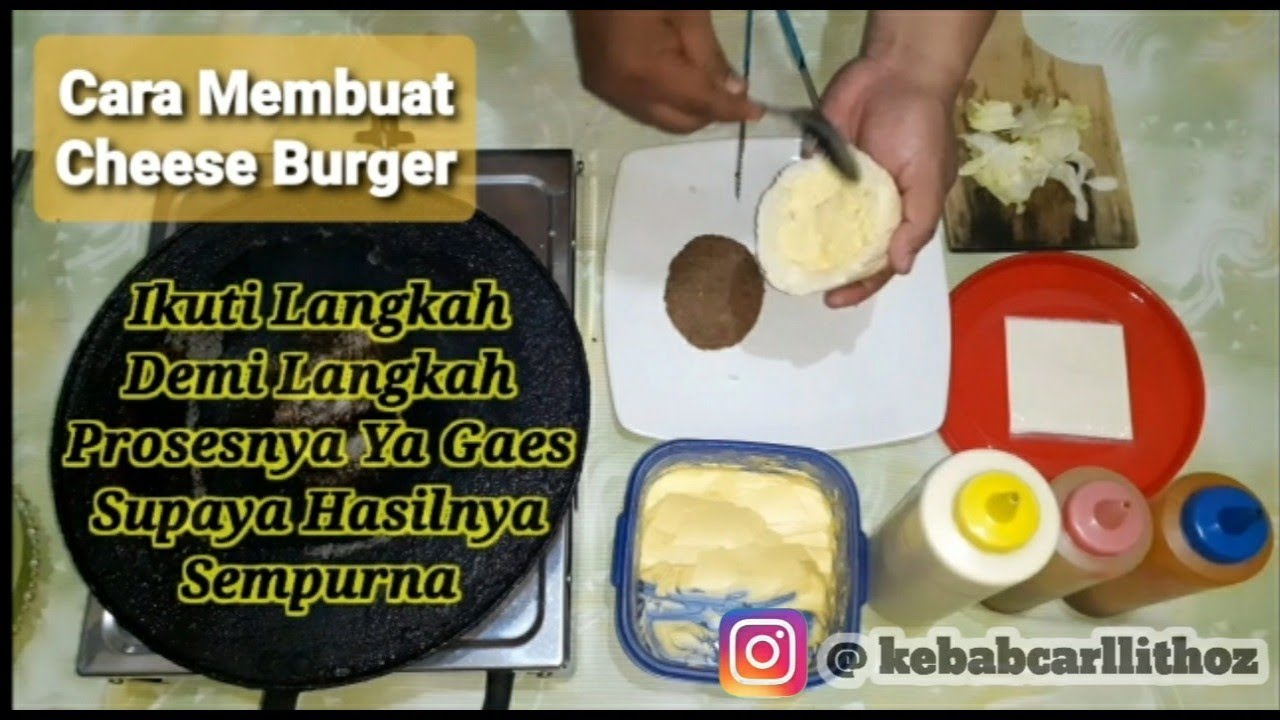 Cara Membuat Beef Burger Untuk Usaha - YouTube