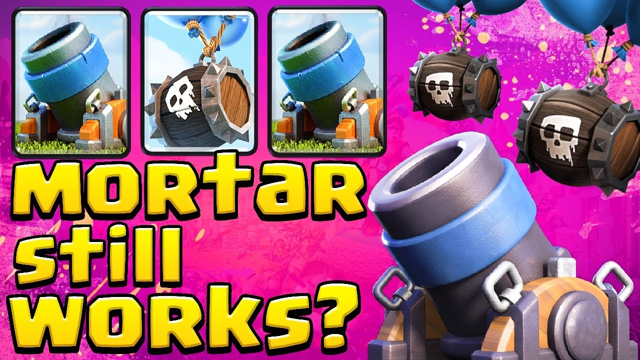MORTAR GOD RETURNS! #1 Grand Challenge Deck - Clash Royale - YouTube