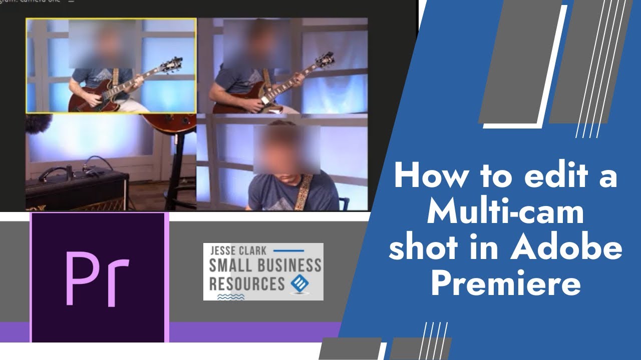 How to edit an Adobe Premiere multi-cam music video. - YouTube