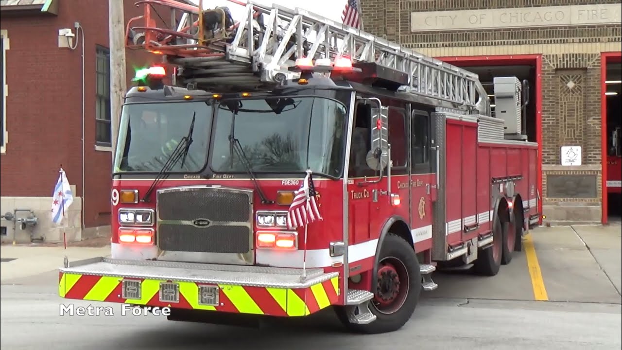 Chicago Fire Dept Truck 49 Responding - YouTube