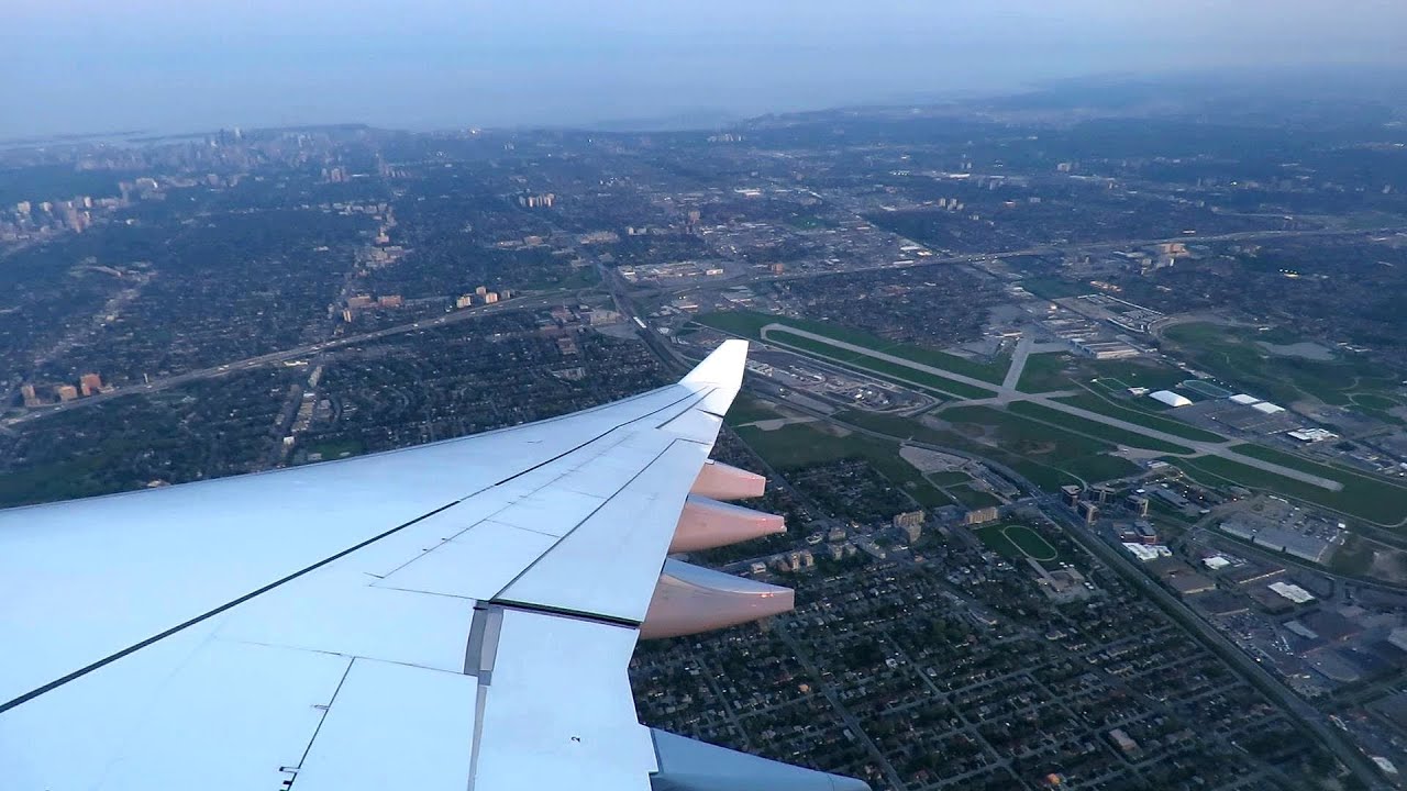 Lufthansa Airbus A330-300 Stunning Sunset Takeoff from Toronto Pearson ...