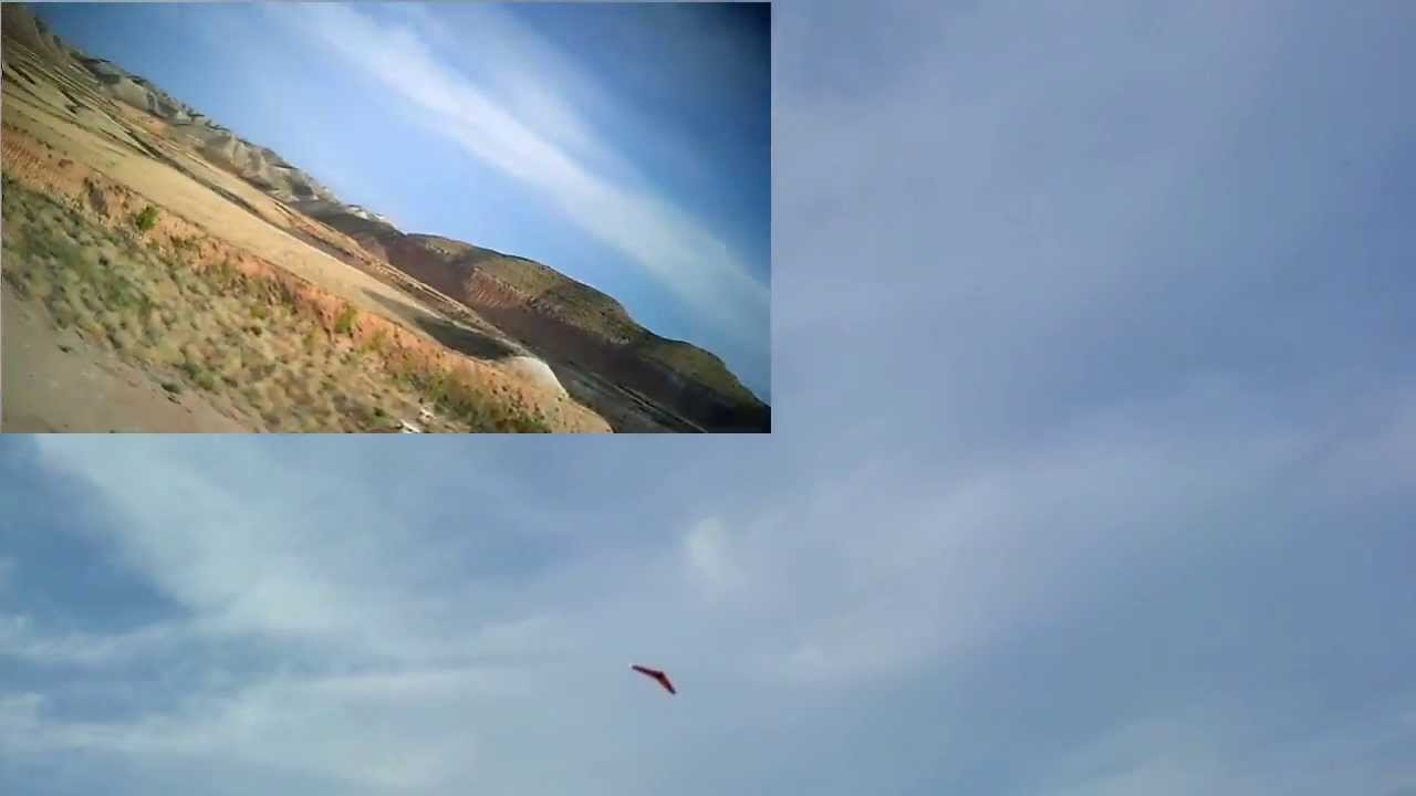 Flying wing extreme crash - YouTube
