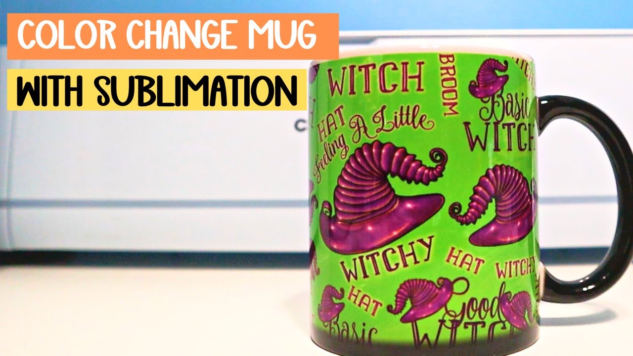 full mug wrap sublimation - Color change sub coffee cups - How to use ...