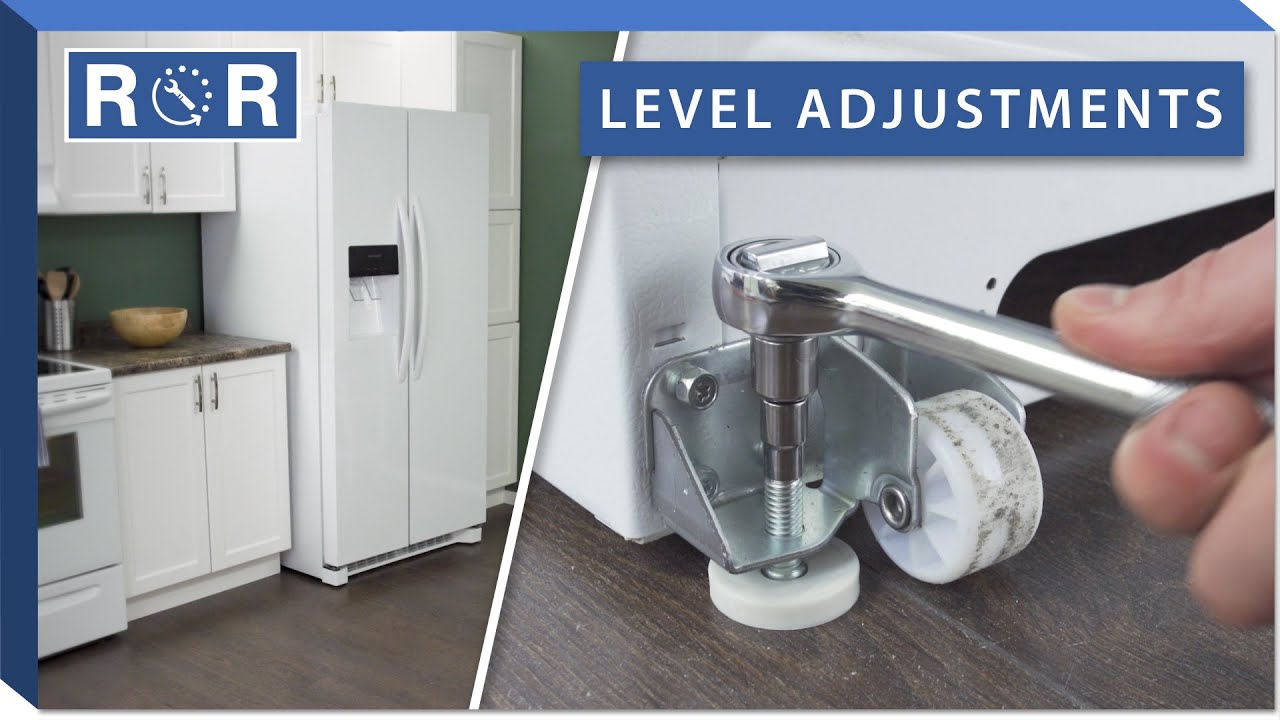 How to Adjust the Level in a Refrigerator | Repair & Replace - YouTube