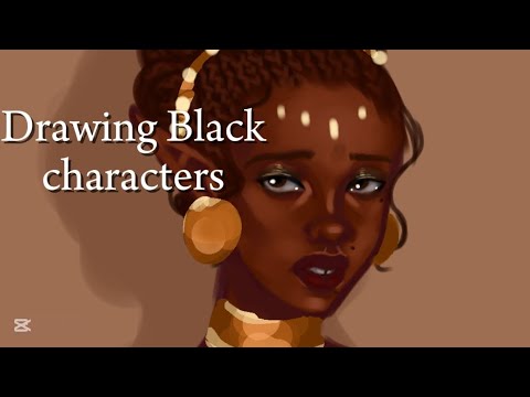 Drawing Black characters shouldn't be hard. Here's how to 🤎🤎 - YouTube