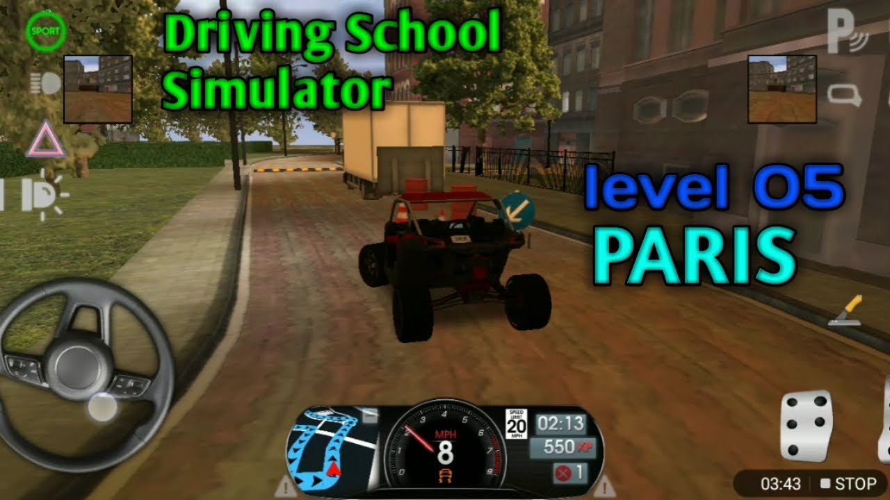DRIVING SCHOOL SIM | Game On | Level 5 | Paris | DRIVING School ...