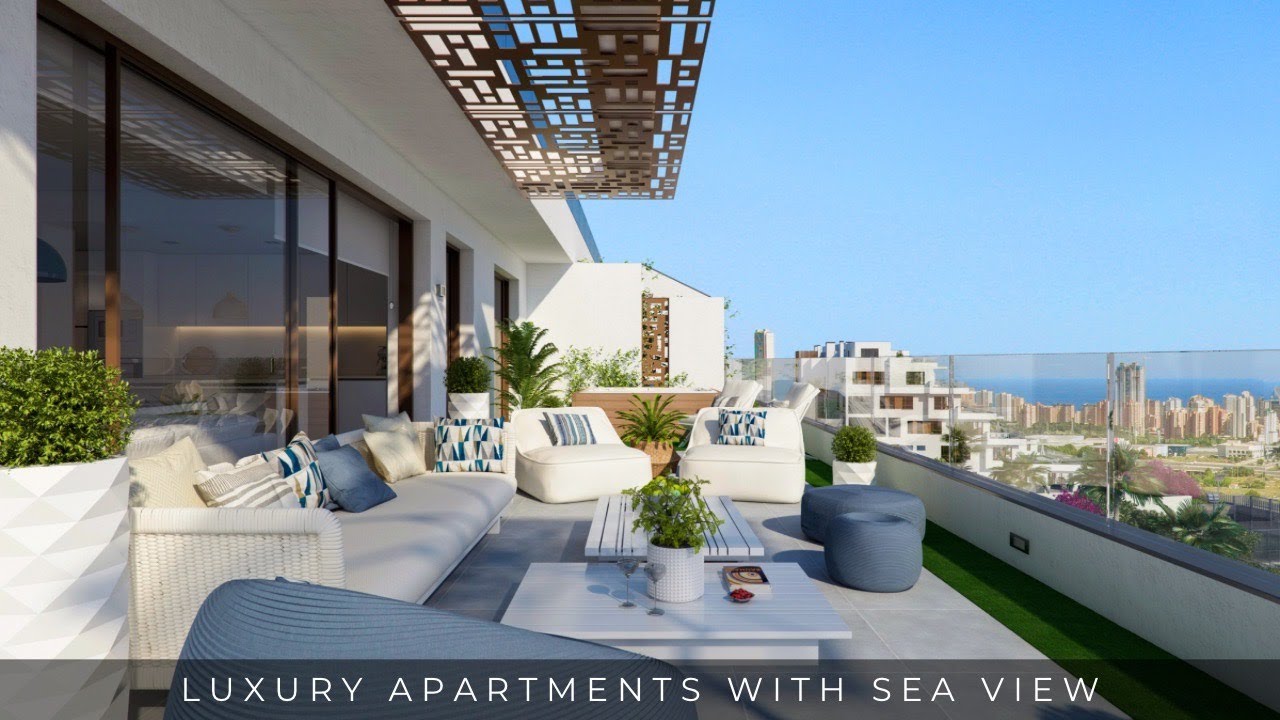 🤩 Gorgeous Luxury Apartments with Sea View for sale in Finestrat ...
