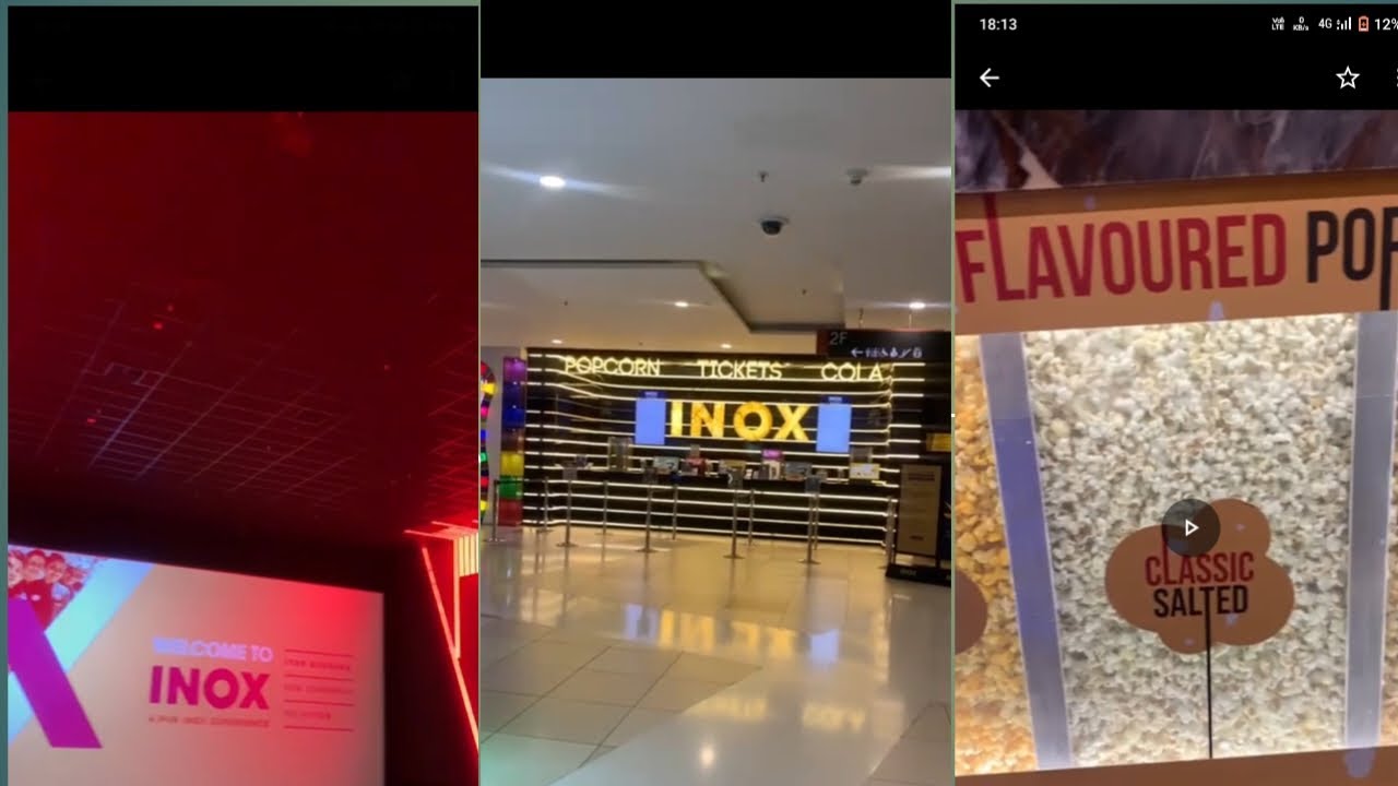 INOX theater and review of new movie Hanuman - YouTube