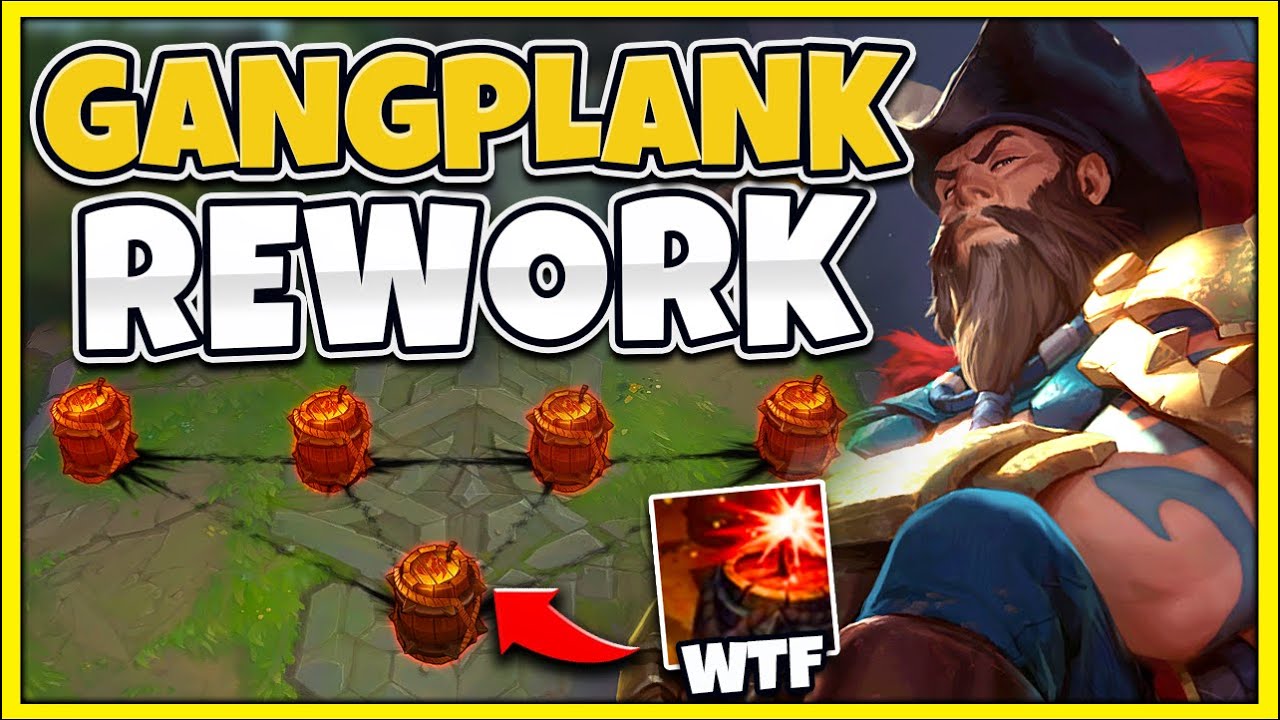 Gangplank's New Rework is RIDICULOUS! Five Barrels that ONE-SHOT ...
