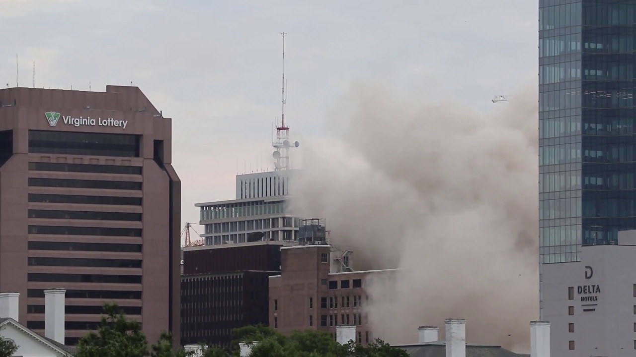 Dominion Tower Demolition Richmond VA - YouTube