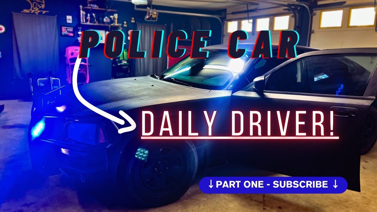 Turning A Retired Police Car Into Our Daily Driver! - PART 1 - # ...