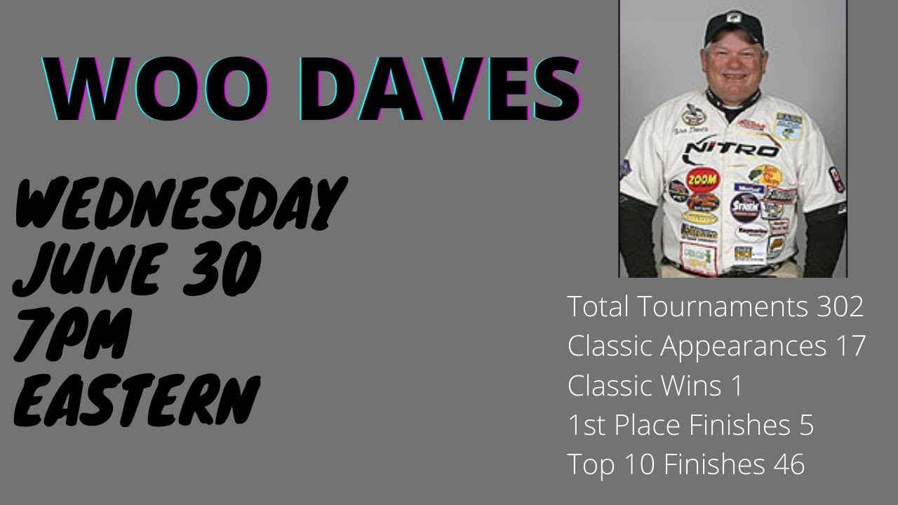 Bassmaster Classic Winner Woo Daves 06/30 - YouTube
