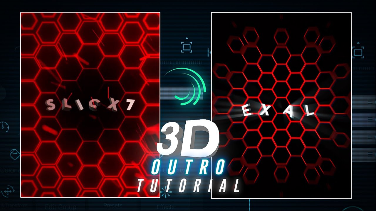 Outro like slicx in alight motion..Tutorial..!! (+preset) - YouTube