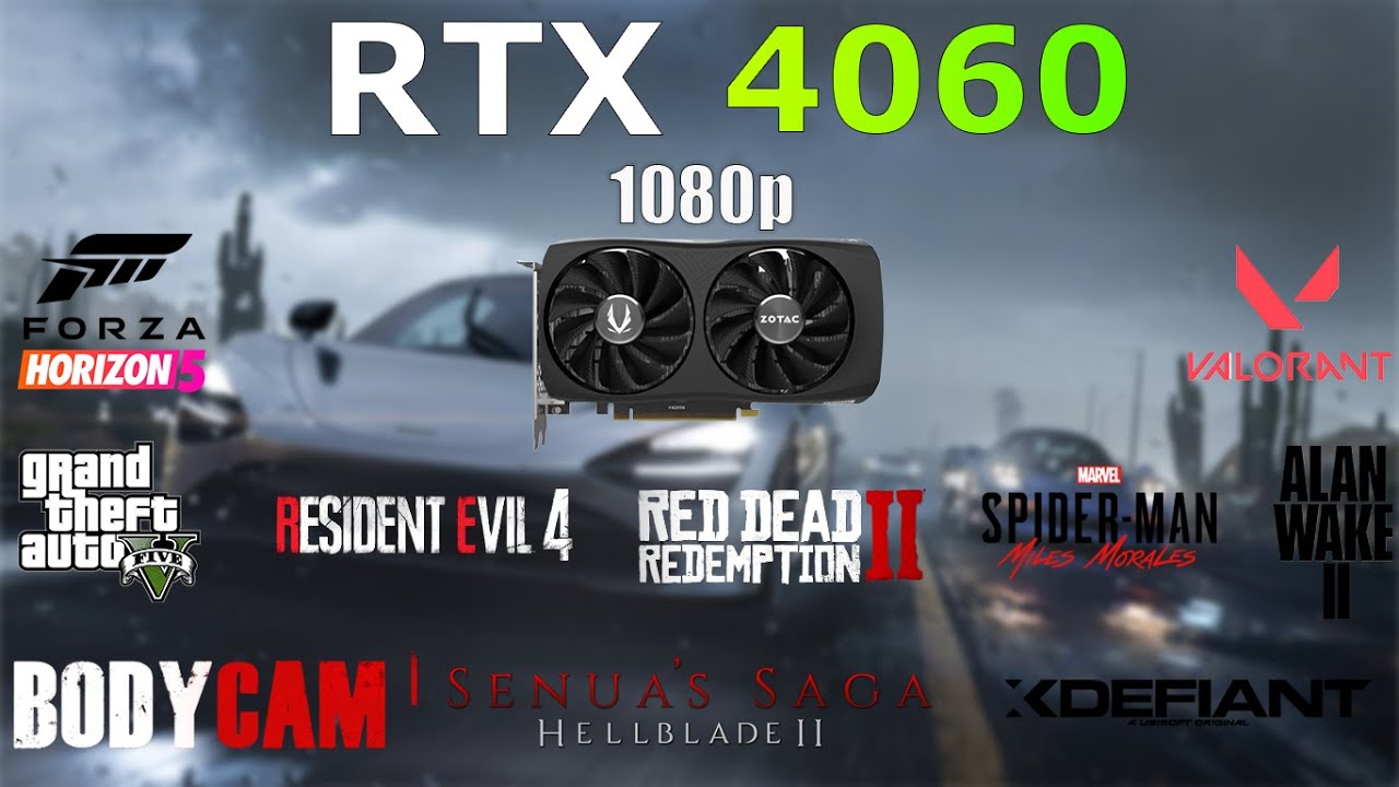 RTX 4060 - Test in 15 Latest Games | 1080p Gaming Test - 2024 - YouTube
