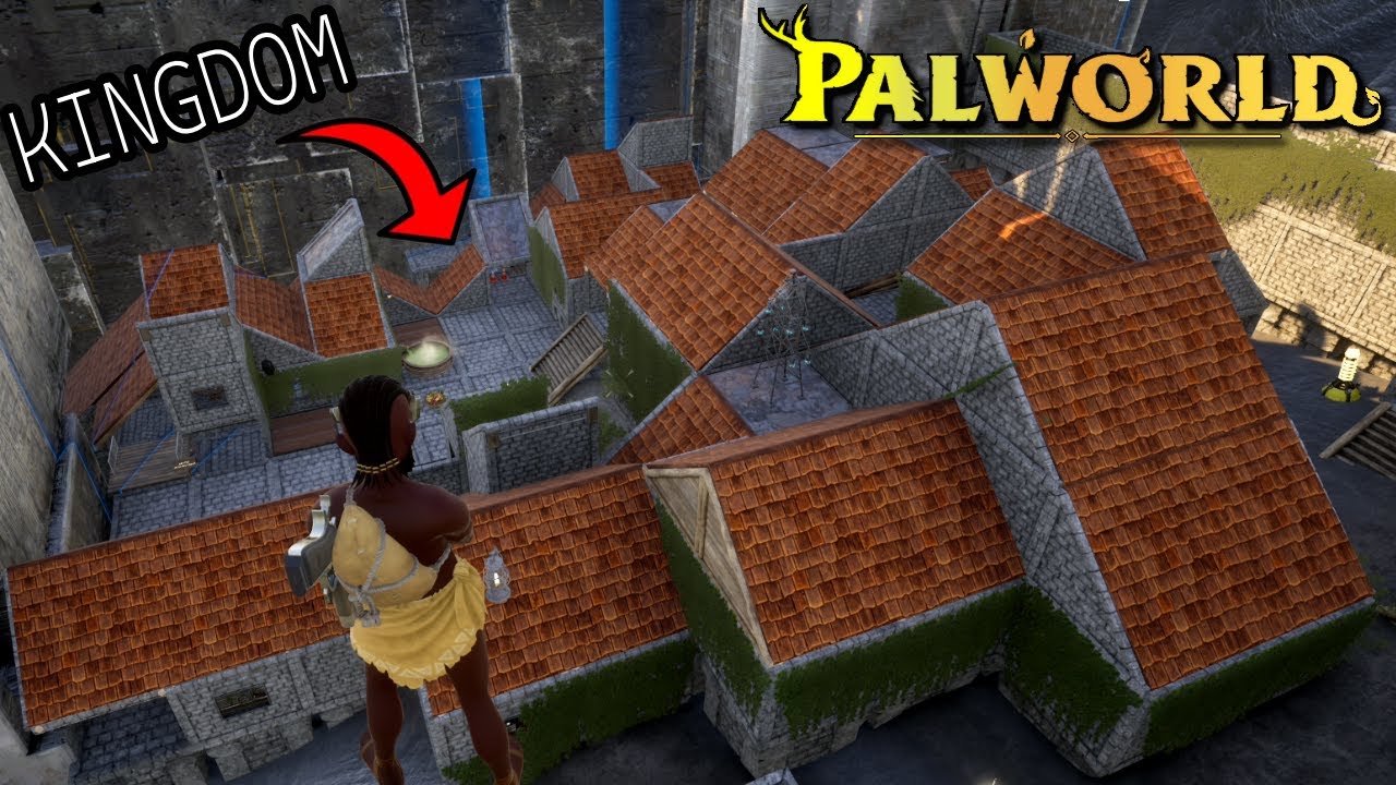 ROOFING & LIGHTING the KINGDOM in Palworld - YouTube