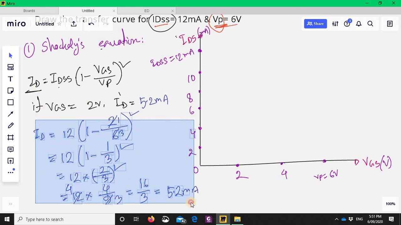 How to draw transfer curve - YouTube