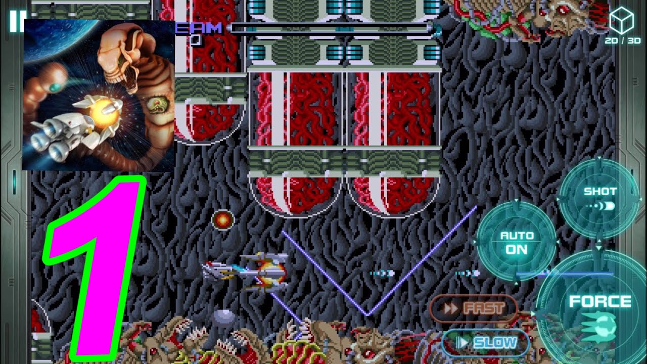 R-Type Dimensions EX - Gameplay Walkthrough Part 1 (iOS) - YouTube