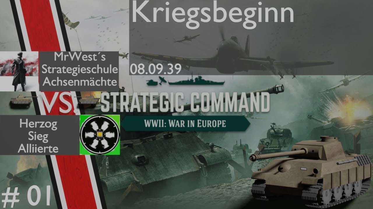 Strategic Command WW2: Alliierte Multiplayer Deutsch Lets Play, #01 ...
