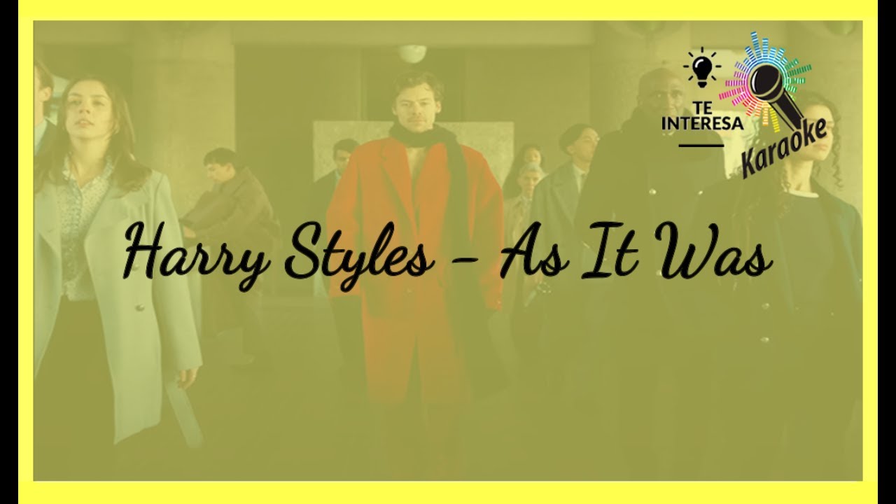 🎵 ¡CANCIONES Fáciles Para Aprender Inglés! Harry Styles As It Was ...