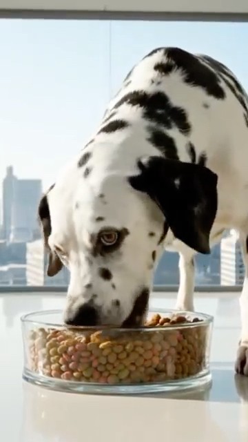 【AI ASMR】ダルメシアンASMR #ai #mukbang #aiasmr #food #asmr #eating #shorts # ...