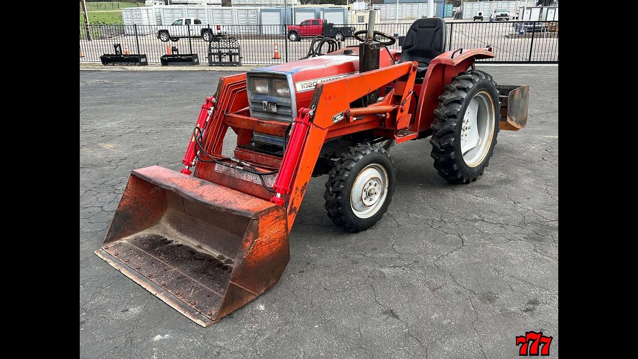 Massey Ferguson MF1020 Diesel 4x4 Tractor - YouTube