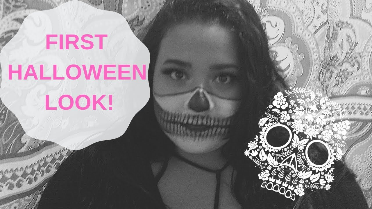 FIRST HALLOWEEN LOOK! - YouTube