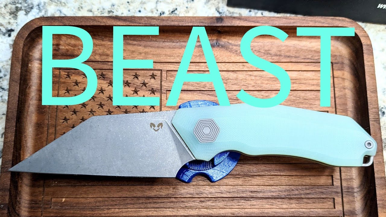 A Beastly Fixed Blade - The Damned Designs Fenrir - YouTube