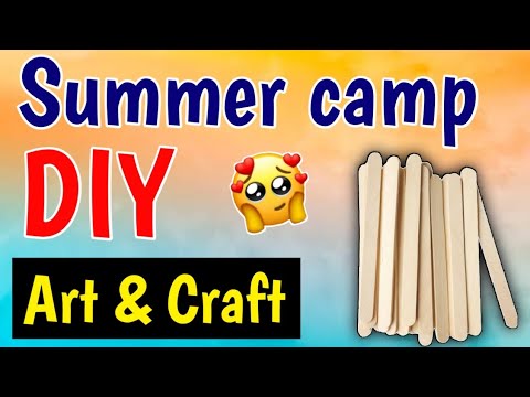 summer camp activities 2023 / ice cream stick craft / summer camp for ...