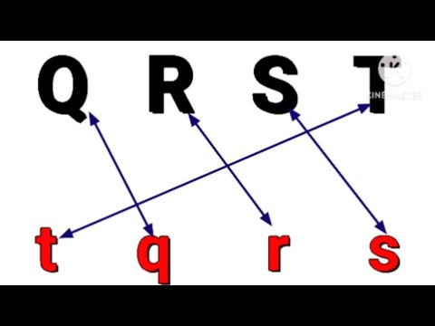 Match upper case letter to lower case letter | Small letter to Capital ...