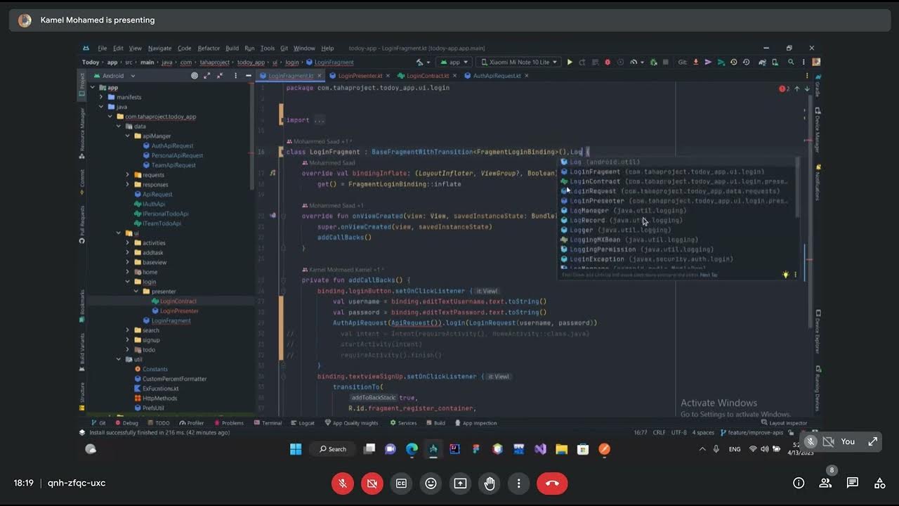 using the okhttp library with mvp architecture - YouTube
