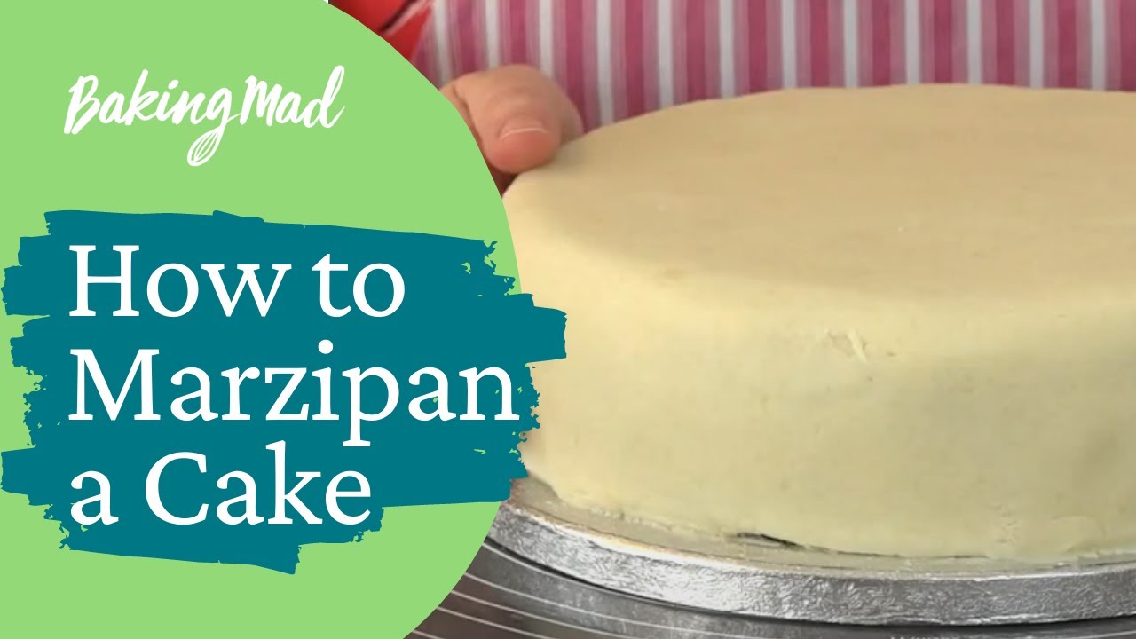 How to Marzipan a Cake | Baking Mad - YouTube