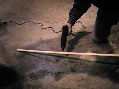 Carpet Tack Strip Installation with Hot Melt Adhesive - YouTube