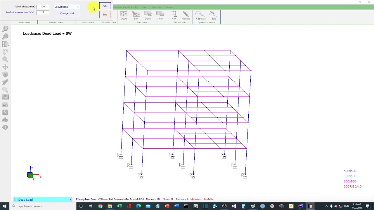 Apply individual slab loads - YouTube