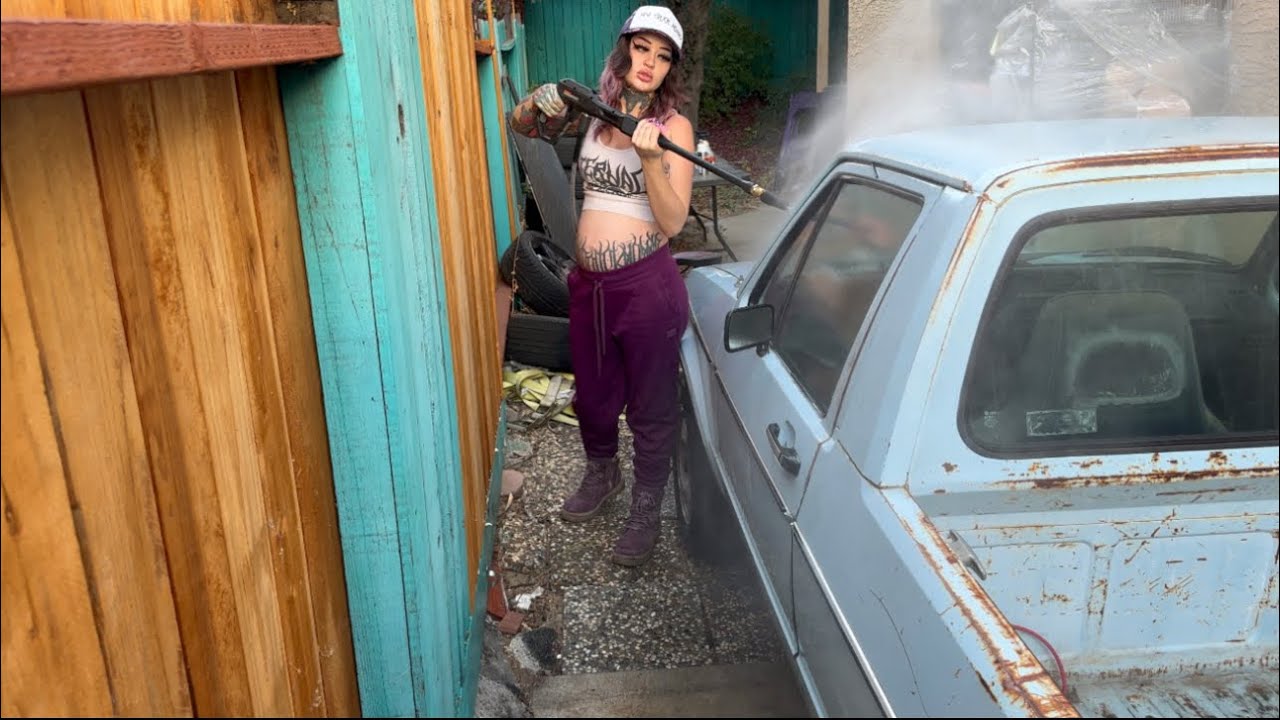 Dissolving rust and preparing my Volkswagen rabbit pickup for paint ...