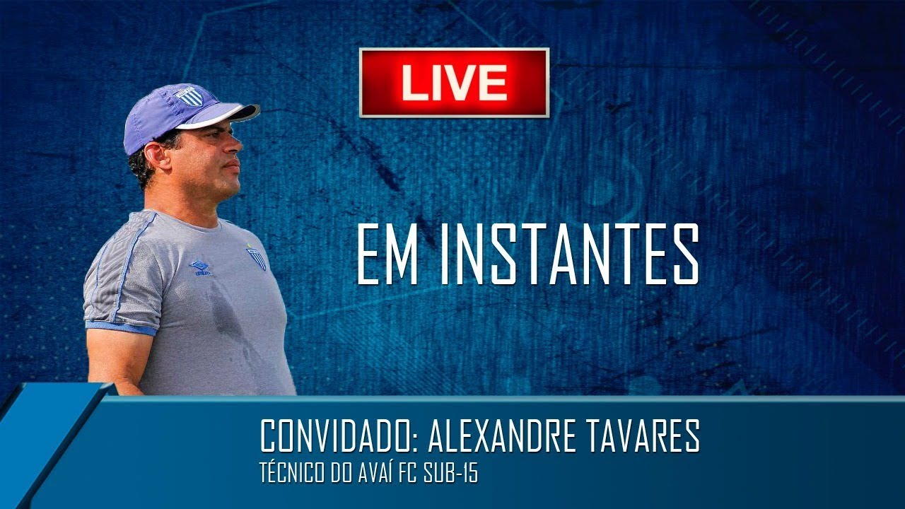 Live Rádio Avaí com o treinador Alexandre Tavares - YouTube