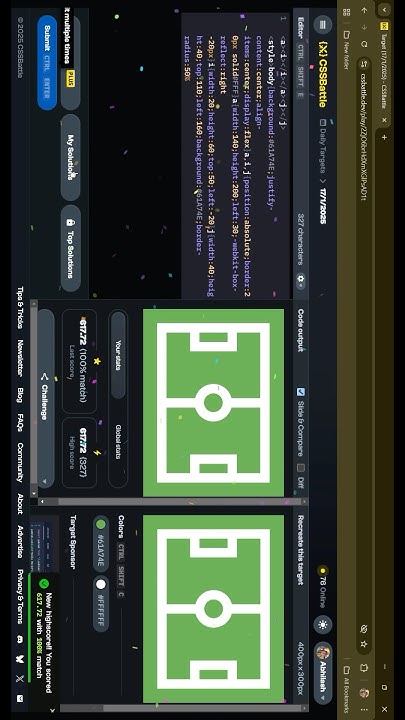 CSSBattle { Daily Target Solution (17/01/2025)}👍🏻 #cssbattle #learnhtml5andcss3 #css #tutorial ...