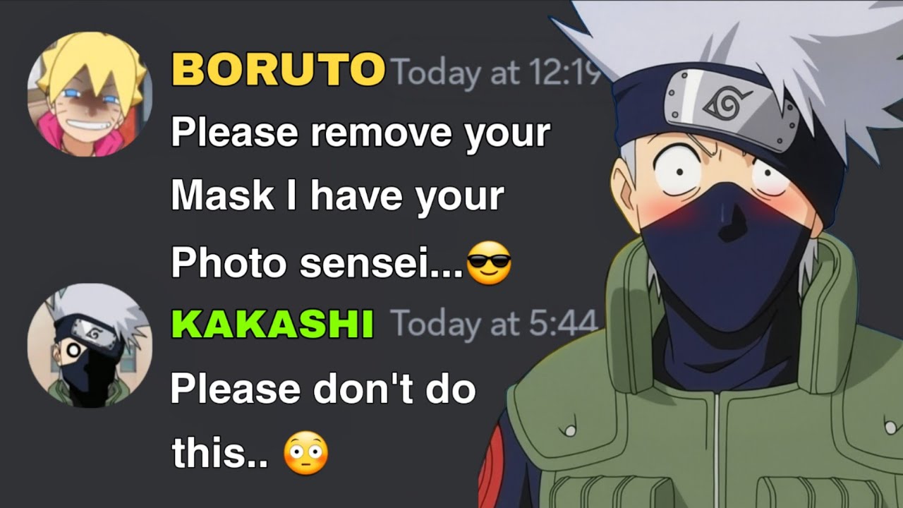If Boruto Reveal Kakashi Face | Naruto discord server - YouTube