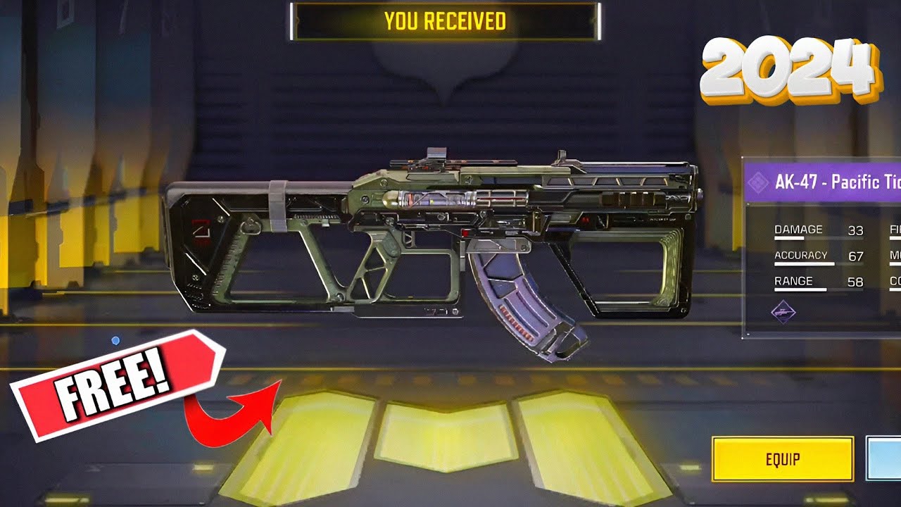 How to get FREE AK47 Pacific Tides in CODM | Free Ak47 Pacific Tides in ...