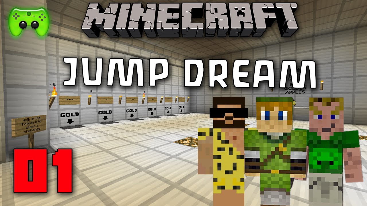 MINECRAFT Adventure-Map # 01 - Jump Dream «» Let's Play Minecraft | HD ...