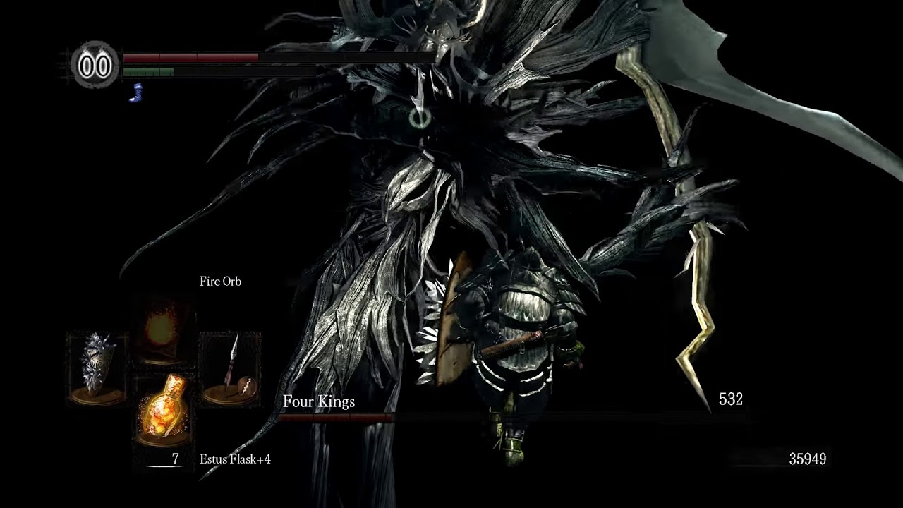 Dark Souls - Four Kings Boss Fight - YouTube
