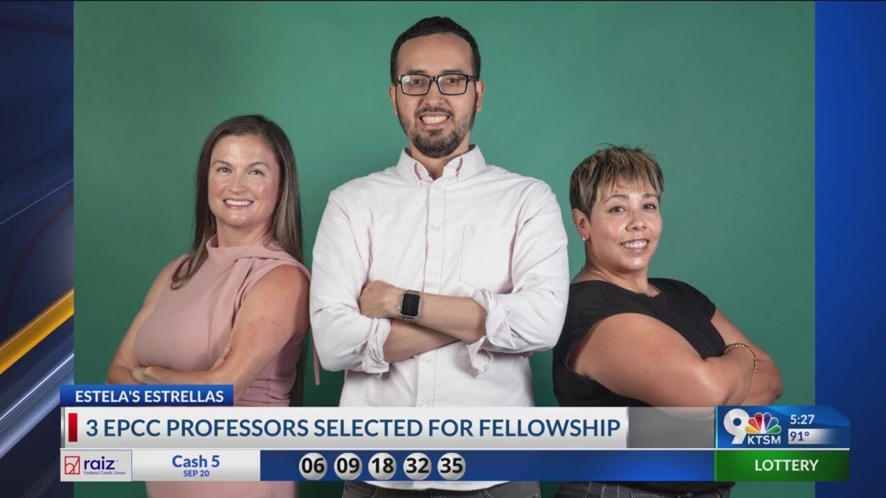 3 faculty members at EPCC picked for fellowship - YouTube