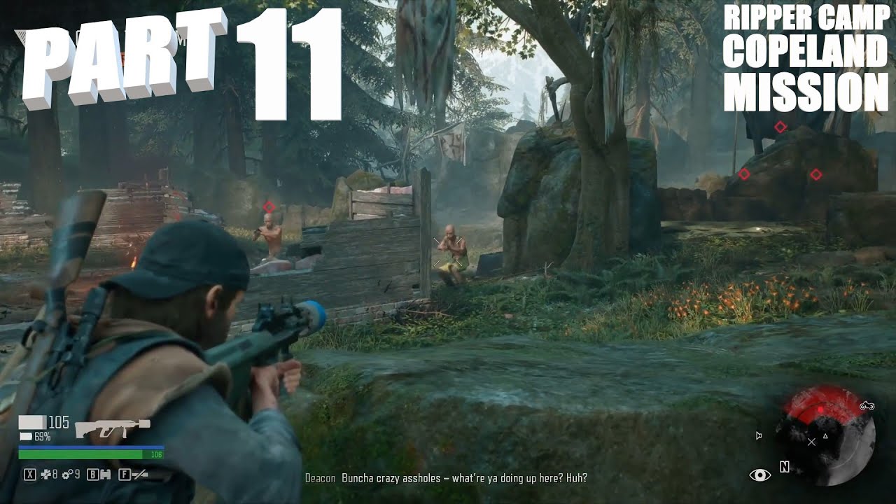 DAYS GONE Walkthrough Gameplay Part 11 - Copeland Ripper Camp Mission ...